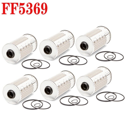 6PCS FUEL FILTER FF5369 For DETROIT DIESEL 23521528 L3578FN, P550757 ...
