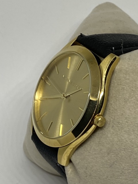 Michael Kors Slim Runway Mesh 44 mm Stainless Steel Case Women's Gold ...