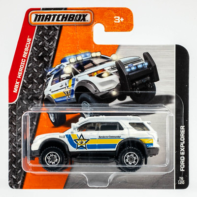 2015 Matchbox #76 Ford Explorer WHITE PEARL | MBX COUNTY SHERIFF ...
