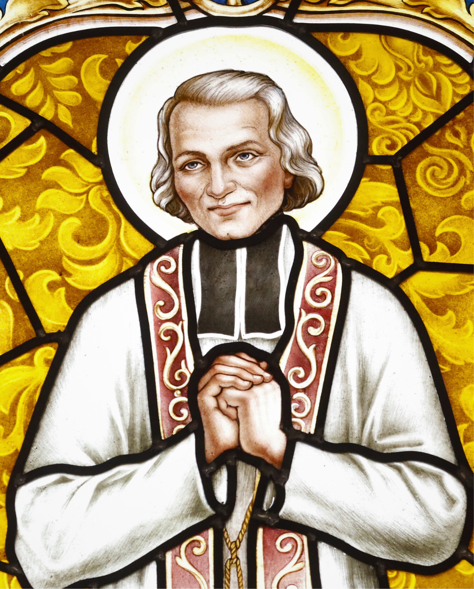 Saint John Vianney Logo Log In To Canvas