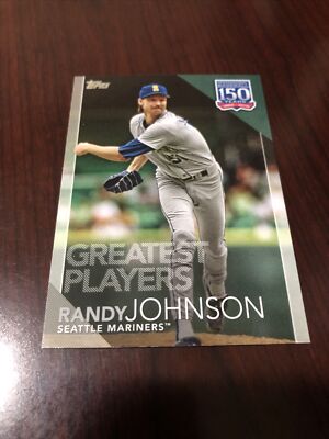2019 Topps Update RANDY JOHNSON 150 Years Greatest Players #150-30 ...