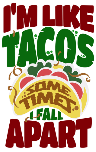 Funny Taco Vinyl Sticker Decal - 5 Pack | eBay