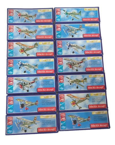 COLLECTION OF 14x VINTAGE ITALIAN MINI KIT AIRCRAFT MODEL KITS | eBay