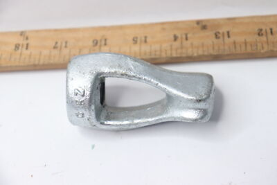 Hot Dip Galvanized Thimble Eye Nut Silver 5/8" | eBay