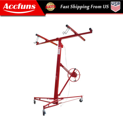 16FT Drywall Lift Plasterboard Panel Sheetrock Hoist Lifter Carrier ...