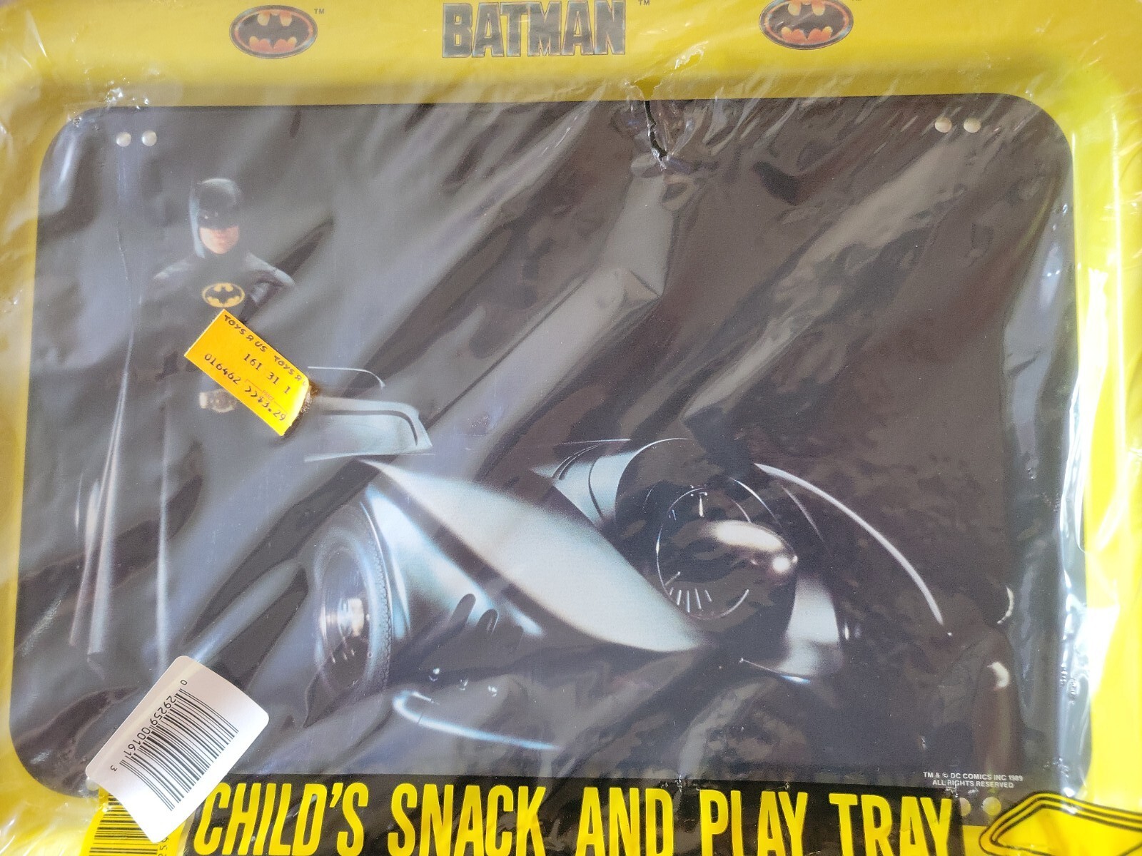 Batman Michael Keaton DC comics 1989 TV Tray/Snack Tray Rare SEALED | eBay