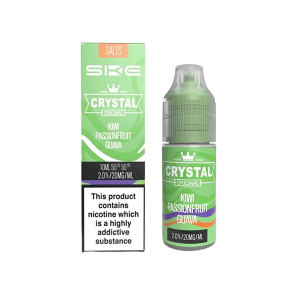 SKE Crystal Nic Salt 10ml E Liquid 10mg / 20mg 50/50 VG/PG Vape Juice ...