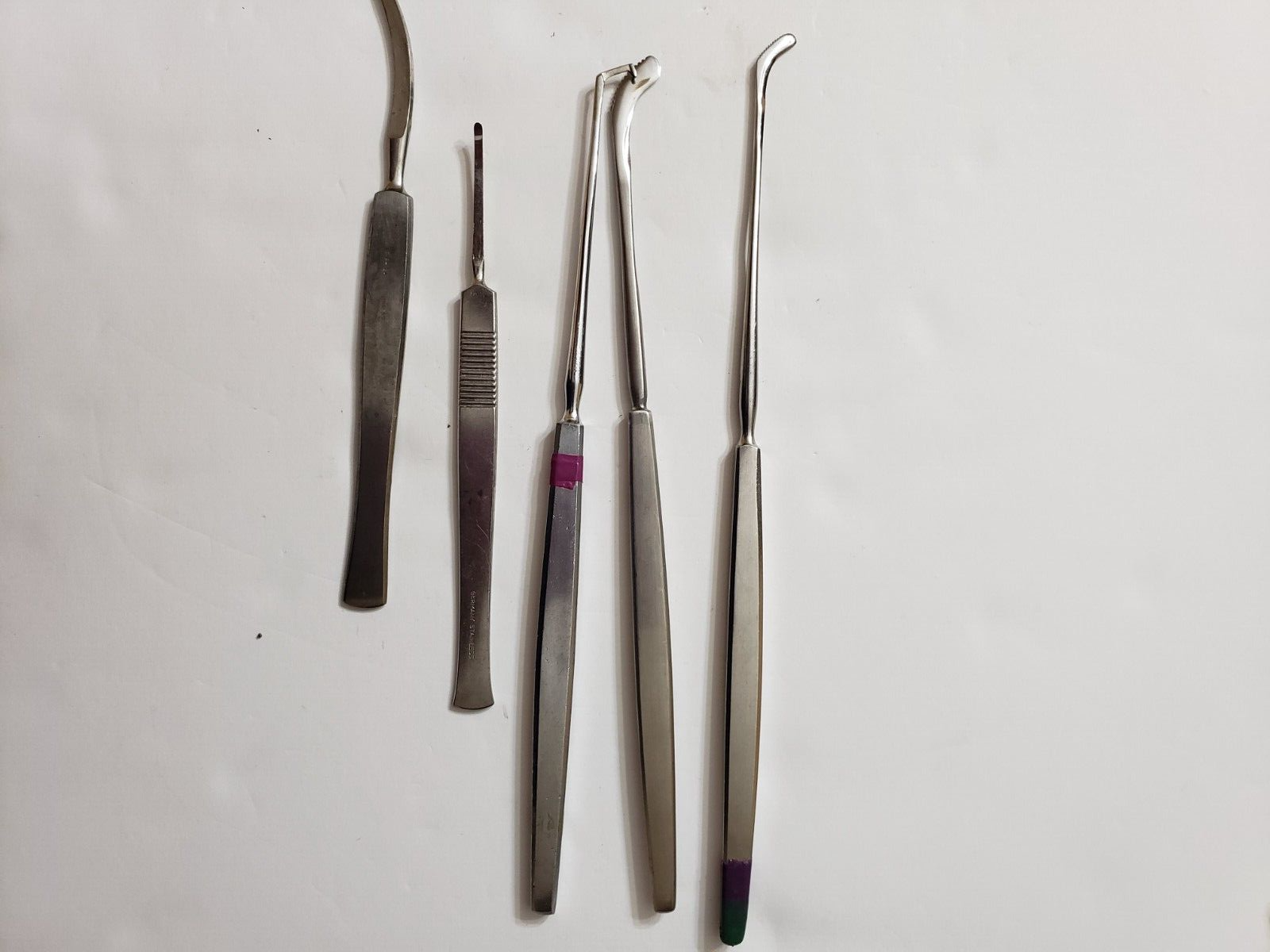 Lot Of 5 Freer Mucosa Septum, Bard-Parker, Cottle Knife Handles Nasal ...