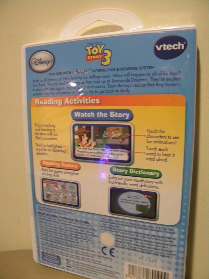 New with sealed Vtech V.Reader Toy story 3 | eBay