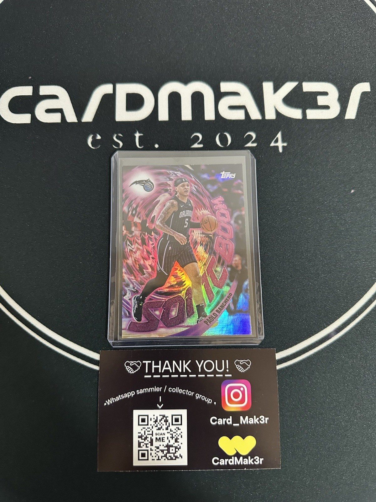 Paolo Banchero Sonic Boom SSP (1:1930) 2025-26 Topps Basketball SB-8 | eBay