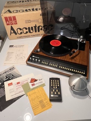 Accutrac Model 4000/ew1 Turntable ADC With Remote/Receiver, READ ...