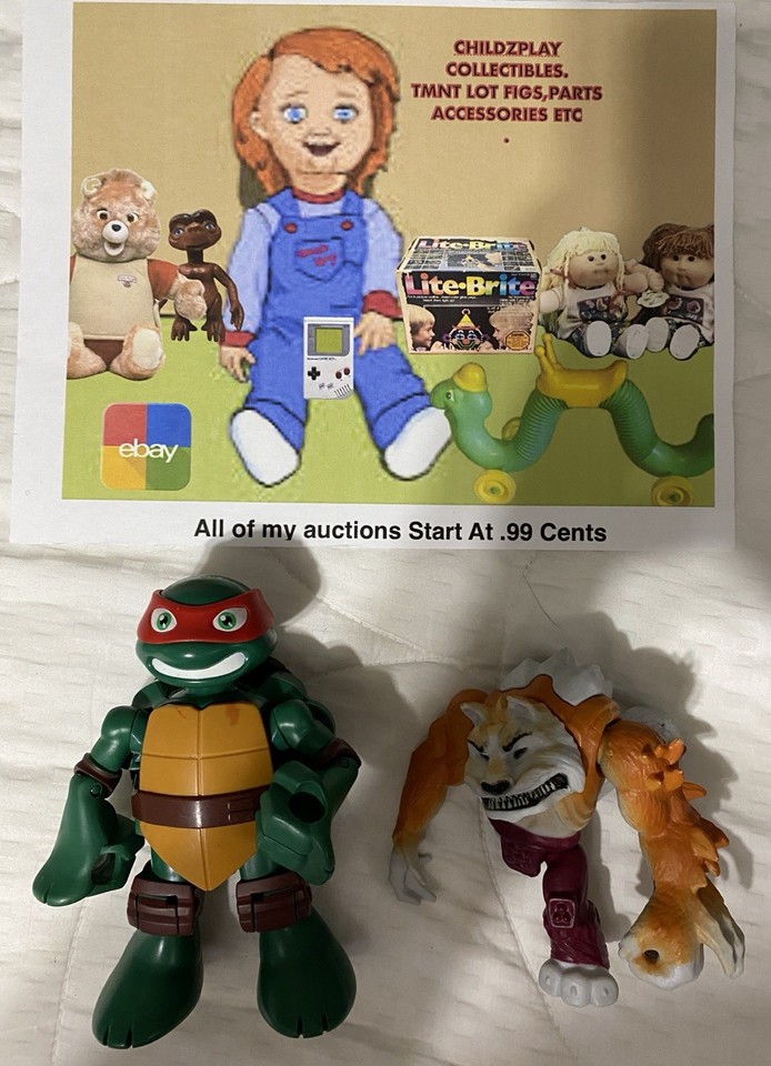 Lot Of Misc Teenage Mutant Ninja Turtles/ TMNT Figures, Parts ...