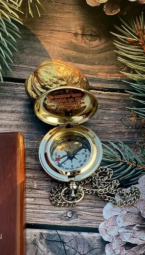 Engraving compass Working Unique brass Push Button Compass ...