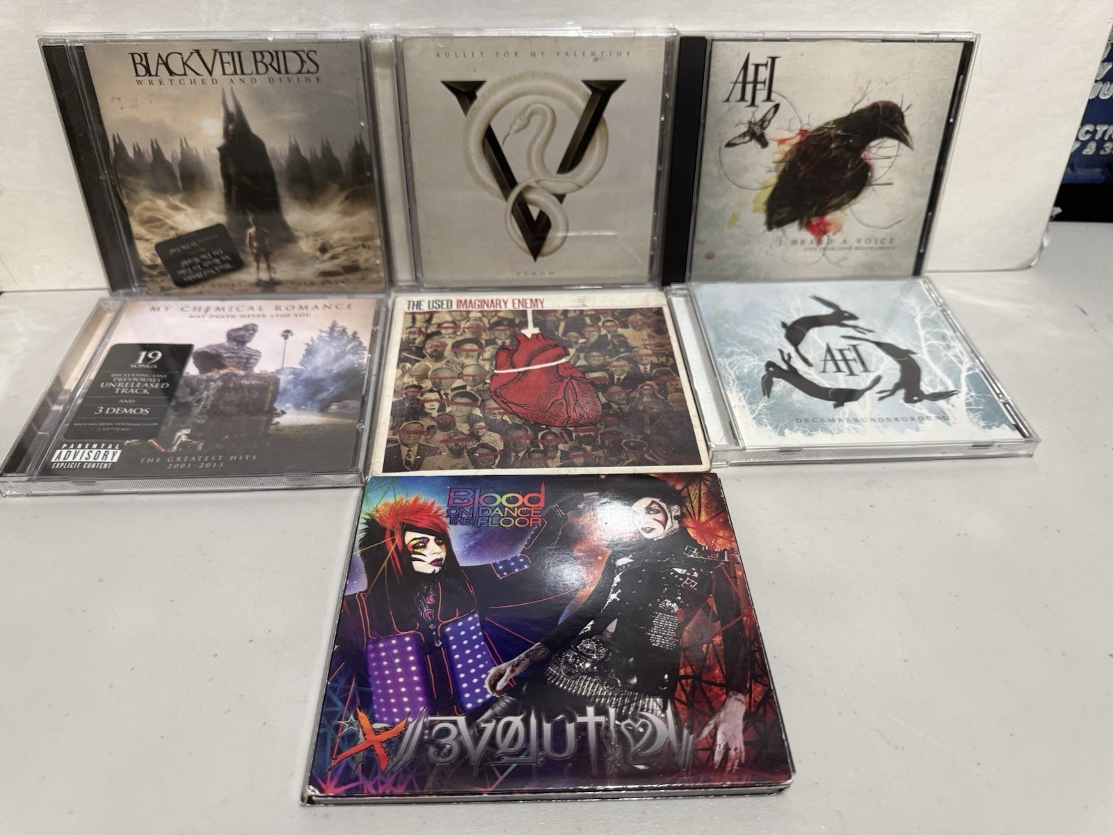 LOT OF EMO SCREAMO METAL POST HARDCORE CD VALENTINE AFI USED AND MORE ...