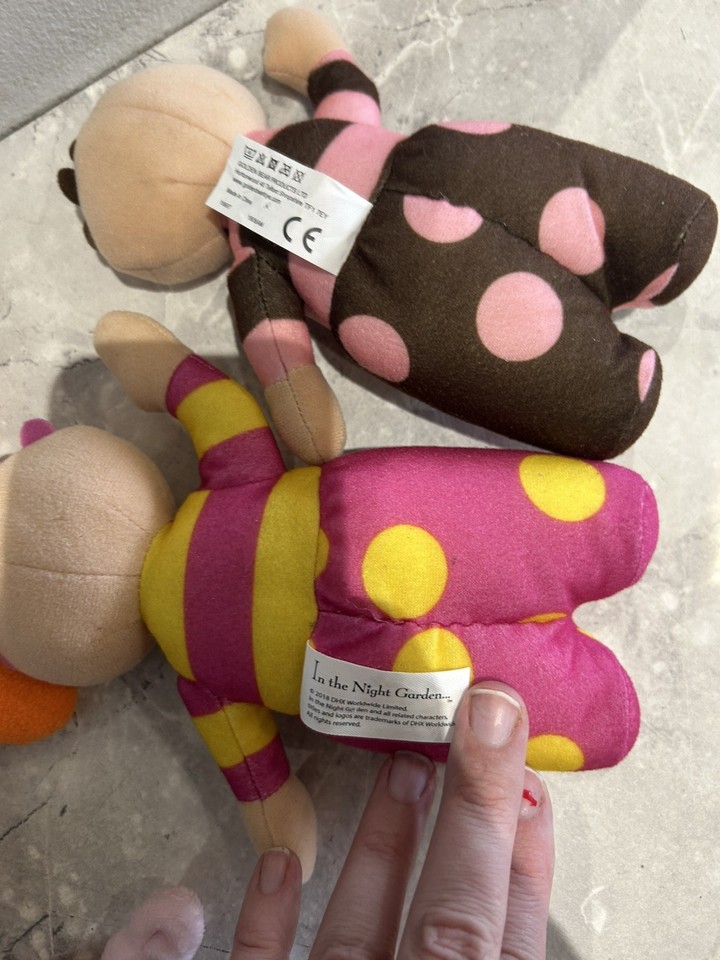 BBC In the Night Garden Bundle soft toys x3 Upsy Daisy, Tomliboos ...