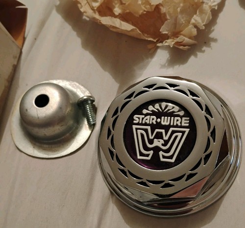 RARE NOS VINTAGE WELD WHEELS, INC. STAR*WIRE™ C300096-1 CENTER CAPS 30 Spoke | eBay