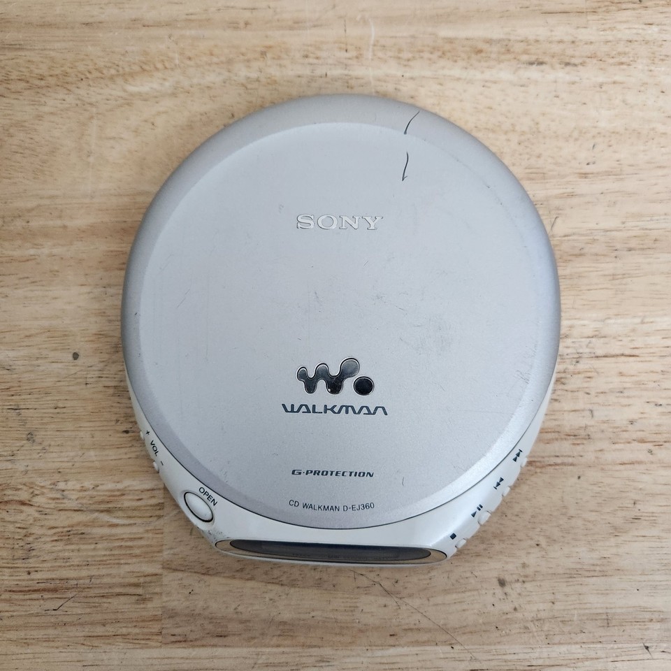Sony D-EJ360 CD Walkman G-Protection Portable FOR PARTS OR REPAIR | eBay