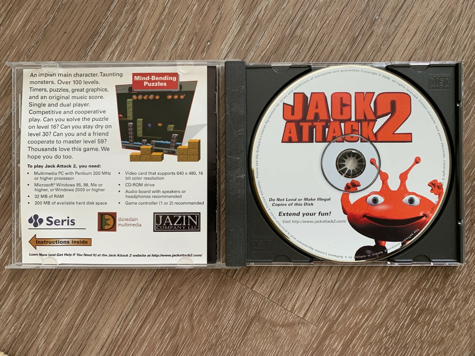 Jack Attack 2 Old School (2000 PC) Game *Rare* CIB for sale online | eBay