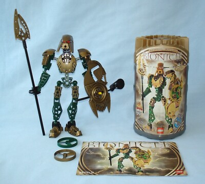 Lego Bionicle IRUINI (8762) Toa Hagah Warrior in Canister with 2 ...