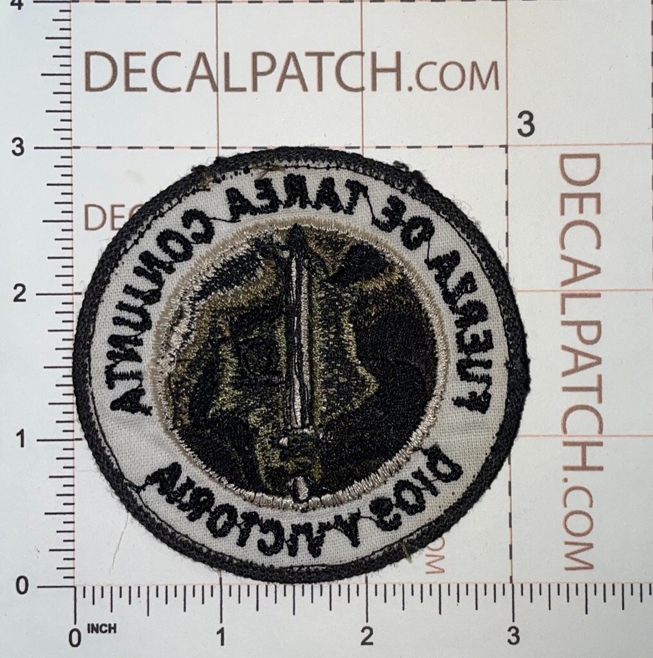 Colombia Army Vintage Fuerza de Tarea Conjunta Dios y Victoria Patch ...
