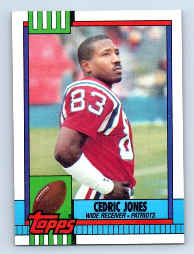 1990 Topps Cedric Jones New England Patriots #424 | eBay