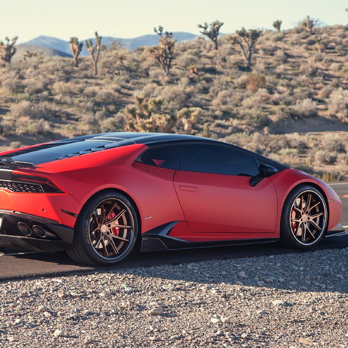 22" STAGGERED FERRADA FR2 22x9 22x10.5 BRONZE w/BLACK LIP CONCAVE ...