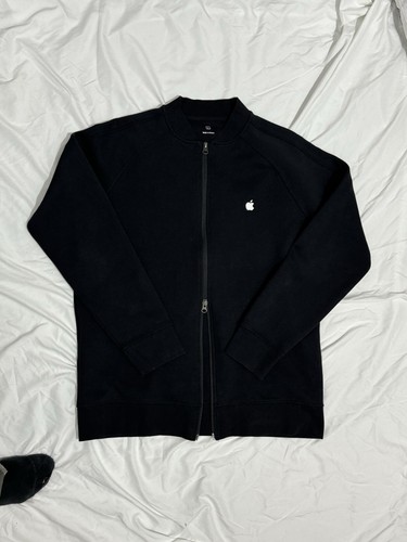 Apple Jacket Mens Large Black Full Zip Store Employee Uniform ...