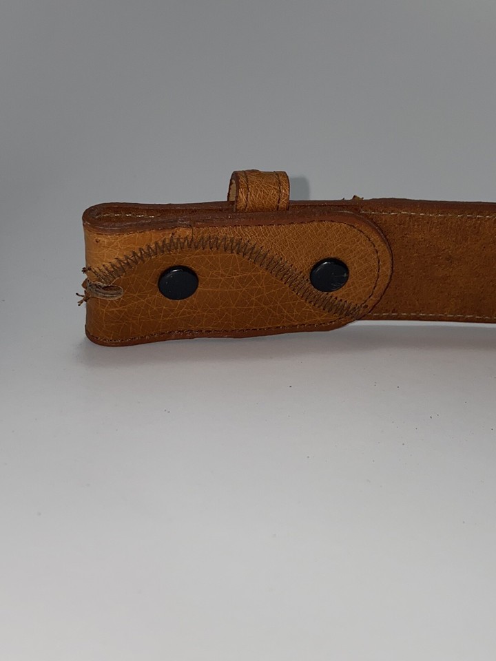 Ostrich Women's Wave Pattern Stitched Detail Western Belt (No buckle ...