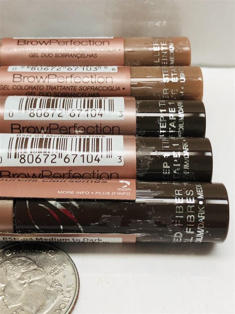 Lot of 5pcs Prestige Brow Perfection Brow Building System (Light to Med ...