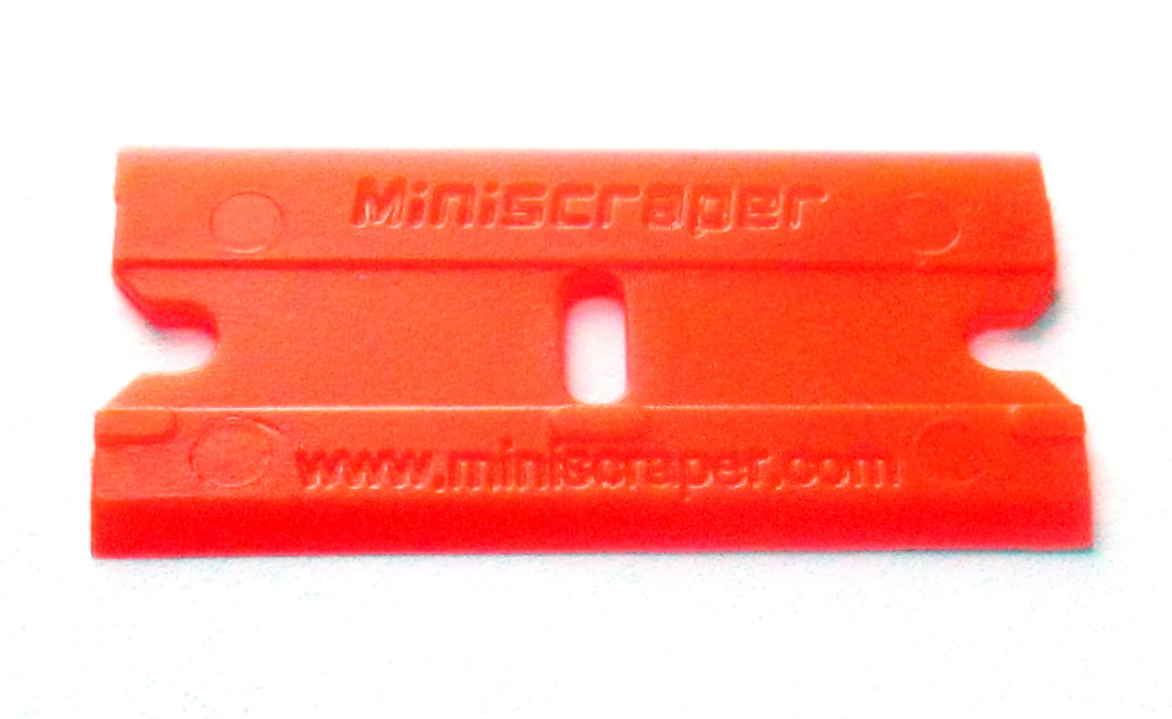 MINISCRAPER® 25 Safe Scrape Double Edged Plastic Blades | eBay