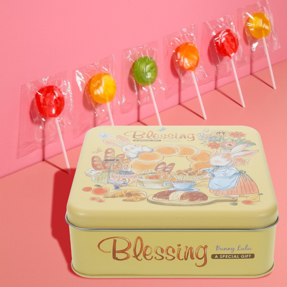 2pcs Empty Cookie Tins Metal Candy Tins Storage Tin Can Decorative ...