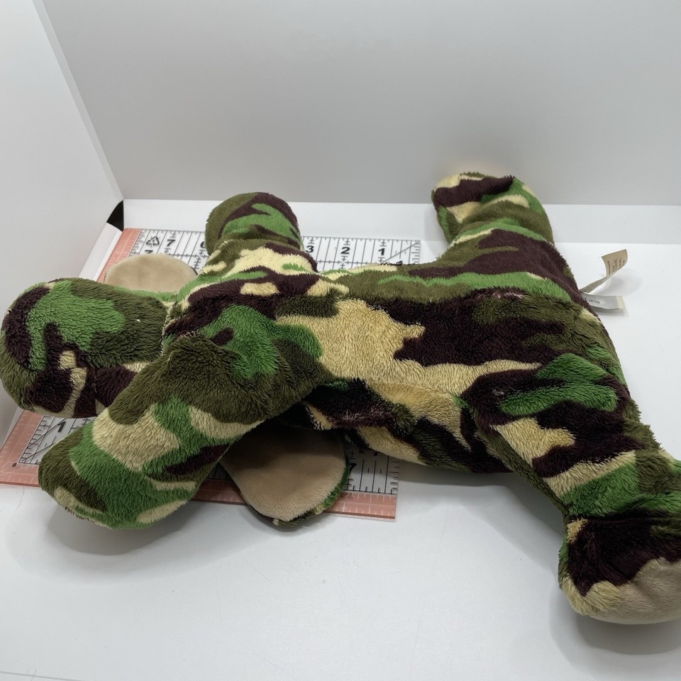 Mary Meyer Camouflage Puppy Dog Plush Stuffed Animal Toy Floppy Laying ...