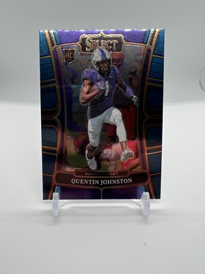 QUENTIN JOHNSON Retail Blue RC 2023 Panini Select Draft Picks #5 Base ...