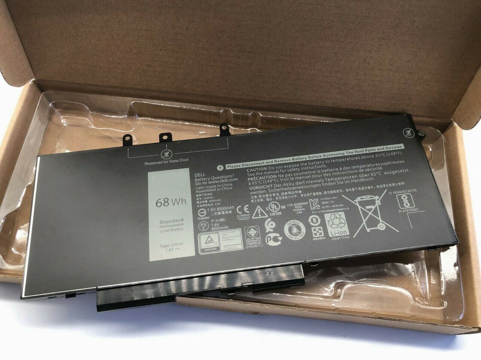 GJKNX Battery for Dell Latitude 5480 5580 5490 5590 Serie GD1JP 451 ...