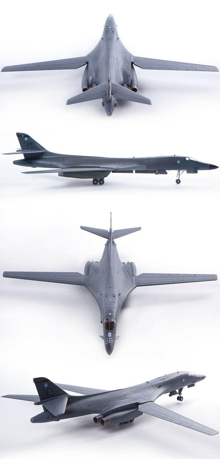 1/144 Scale 12620 USAF B-1B 34th BS "Thunderbirds" ACADEMY HOBBY MODEL ...