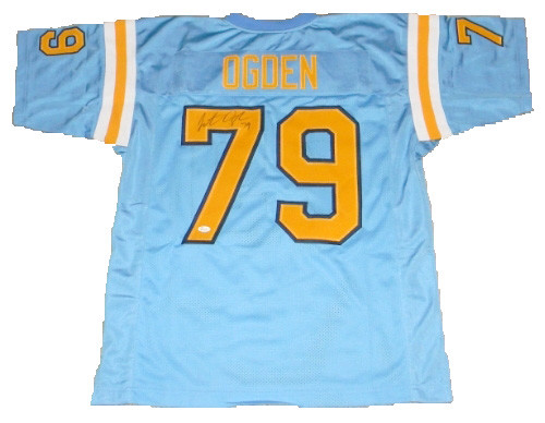 JONATHAN OGDEN SIGNED AUTOGRAPHED UCLA BRUINS #79 BLUE JERSEY JSA | eBay