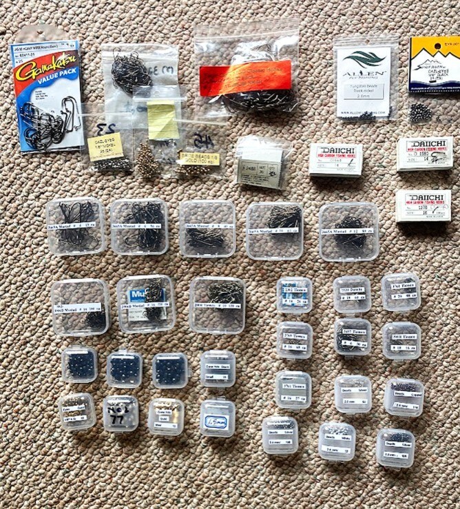 Large Lot of Fly Tying Materials | eBay
