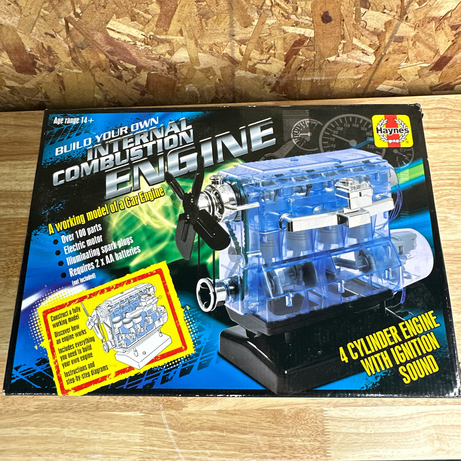 Haynes Build Your Own Internal Combustion Engine 4 Cylinder w/Sound New ...