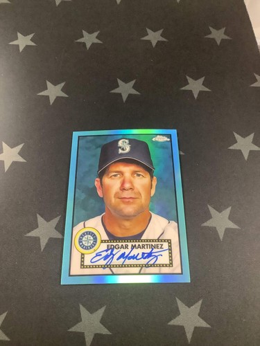 2021 TOPPS EDGAR MARTINEZ CHROME PLATINUM ANNIVERSARY #56/150 | eBay