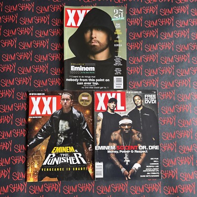 Eminem XXL Magazine Vengeance Is Eminem Punisher and 25th Anniversary ...