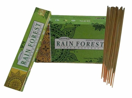 Deepika Masala Incense Sticks Hand Rolled Rain Forest Fragrance ...