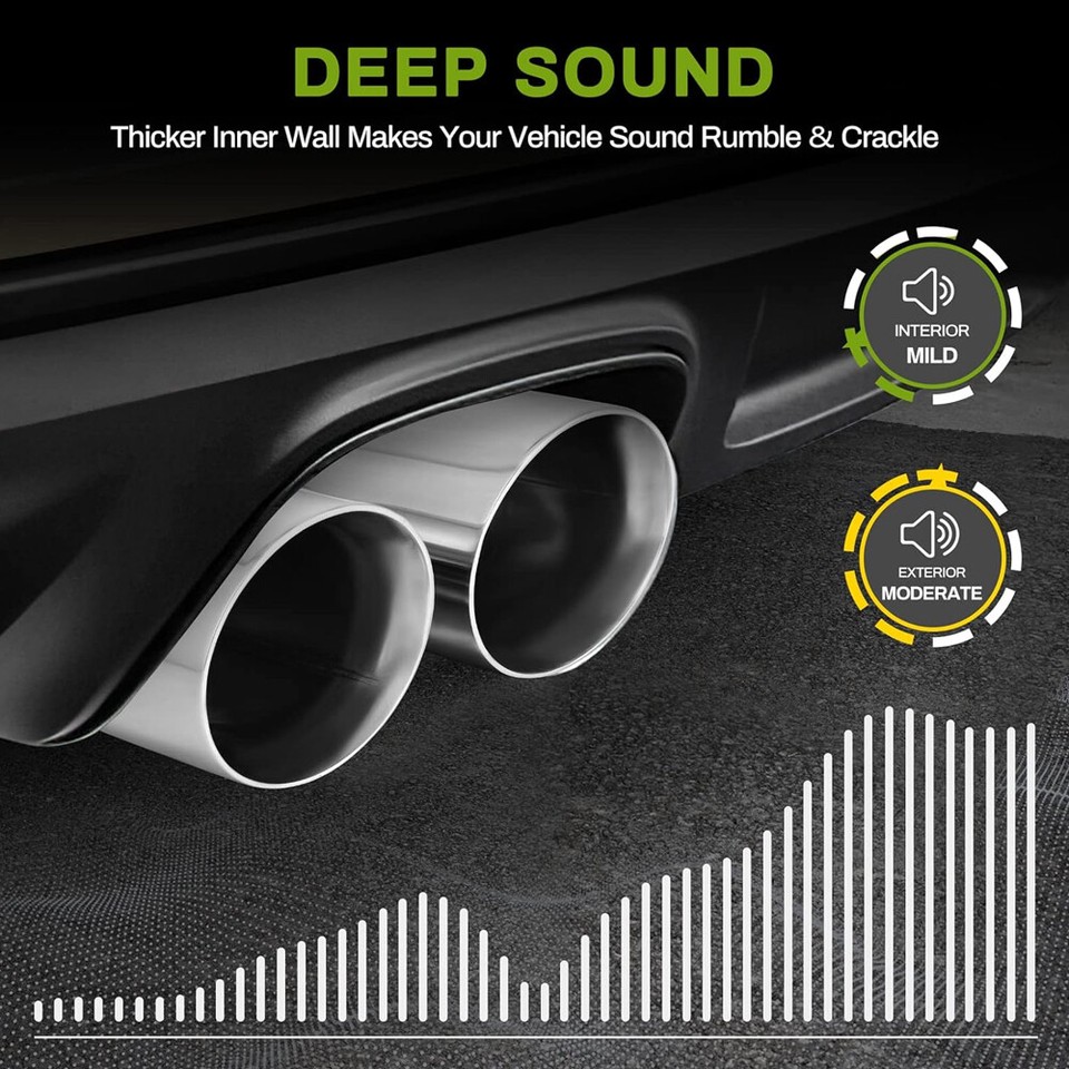 2* Exhaust Tip Muffler For Mercedes Benz AMG W212 E350 E400 C63 C300 ...