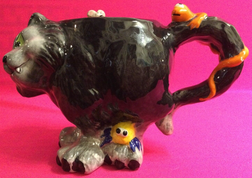Halloween Black Cat Mouse Lizard Spider Mug Cup JCP Home Collection | eBay