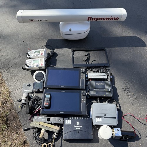 Raymarine Electronics Package- Dual Axiom 16 w/ Autopilot Setup & Radar | eBay