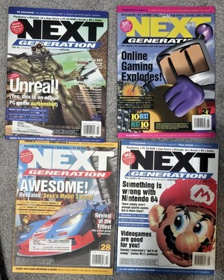 4x Next Generation Magazine Feb Mar Apr May 1997 Video Games N64 Unreal ...