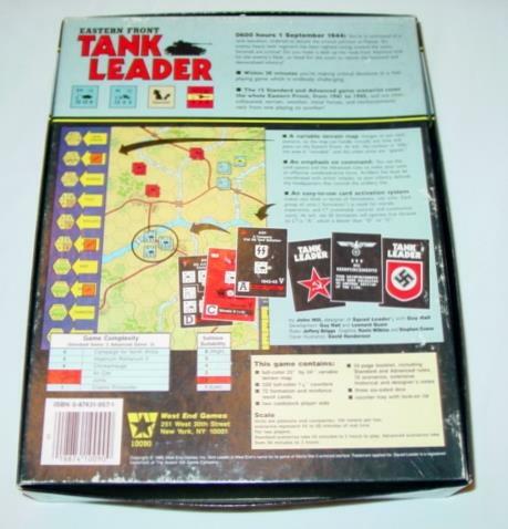 West End Games : Eastern Front - Tank Leader - WWII Armored Tactics ...