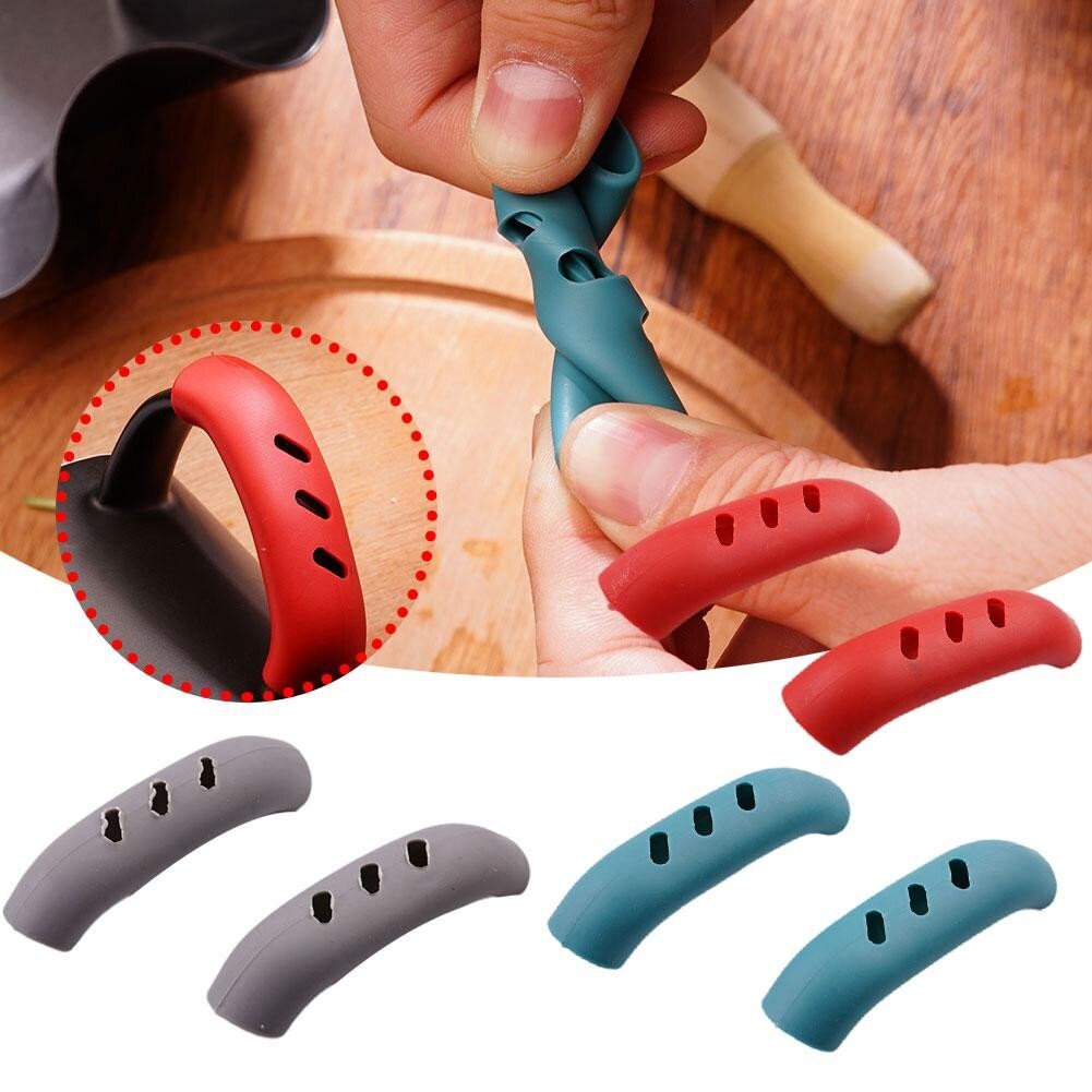 Silicone Anti-Scald Pot Handle Cover Silicone Assist Handle-Holder For ...