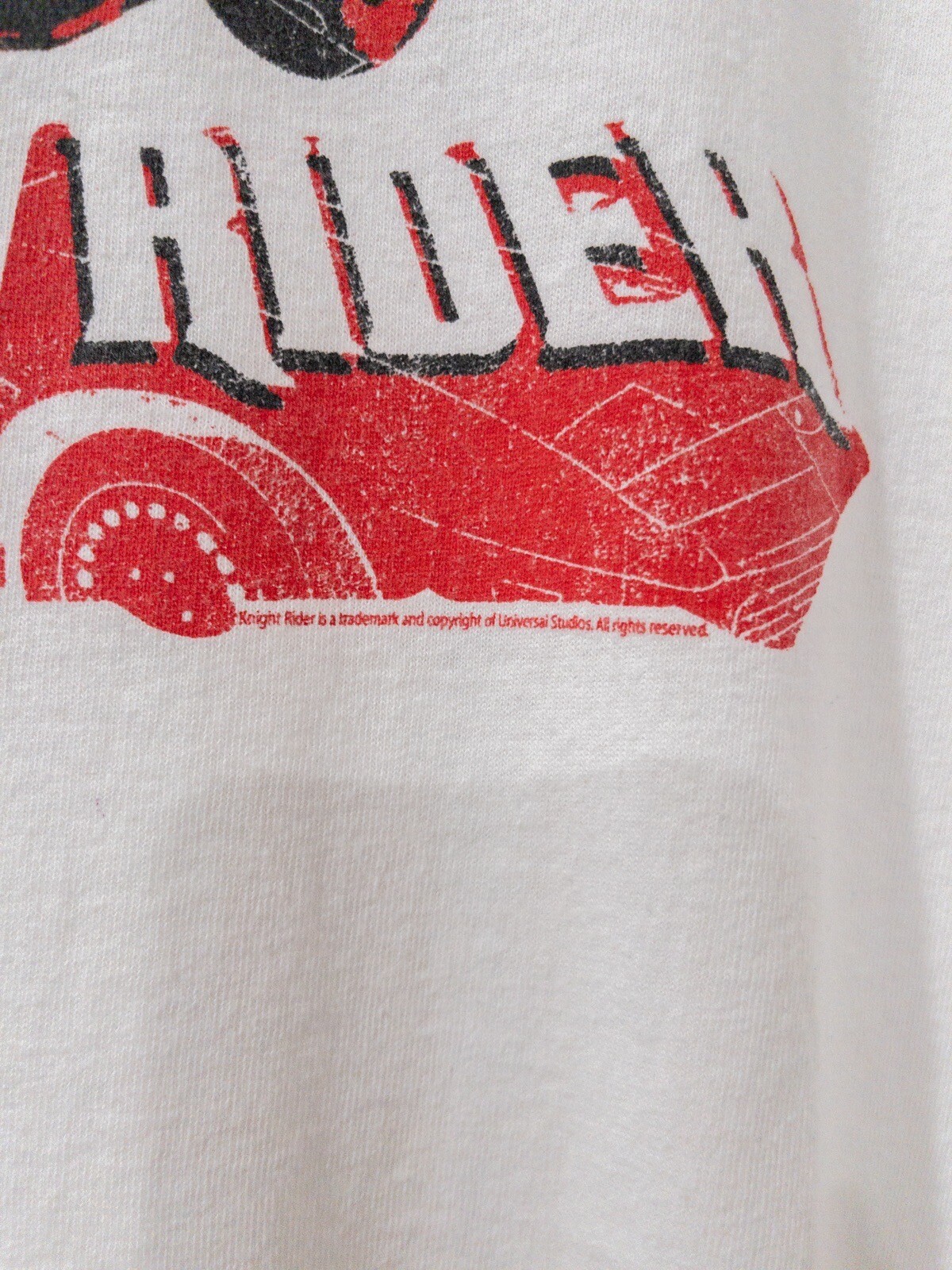 Knight Rider Entertainment T-Shirt Mens Universal Studios White Size XL ...