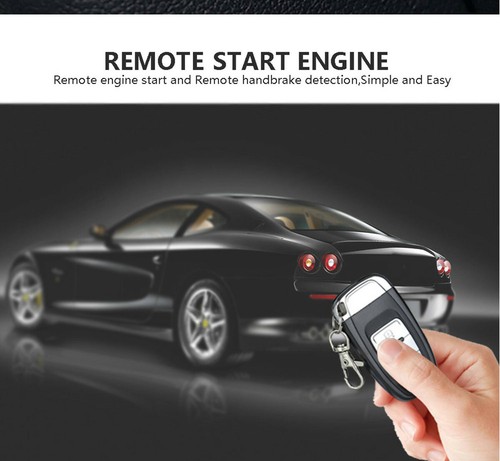 Keyless Entry Engine Start Alarm System Push Button Remote Starter Stop ...