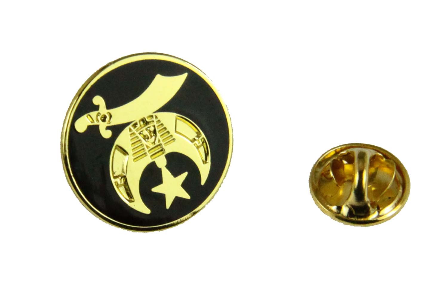 6030761 Shrine Lapel Pin Shriner Scimitar Star and Moon Silent ...